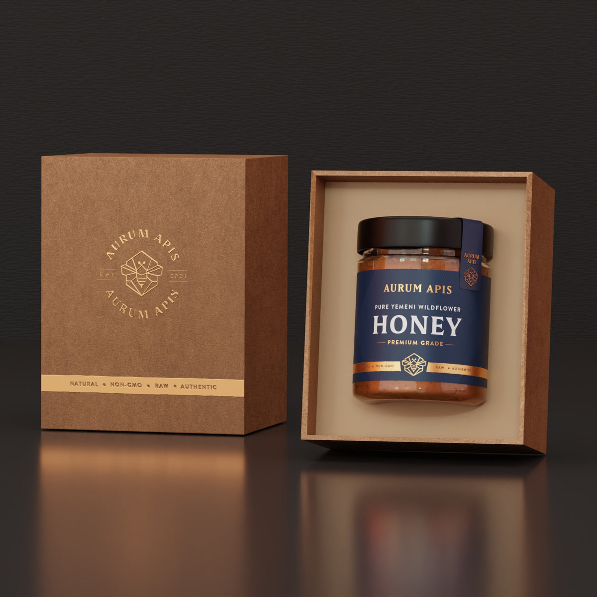 Premium Grade Yemeni Wildflower Honey - Pure & Raw | Aurum Apis